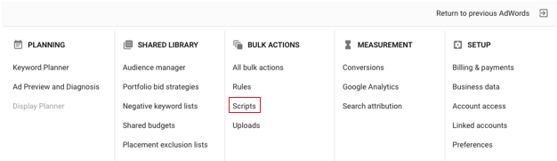 Google Ads via Google BigQuery Service Connector