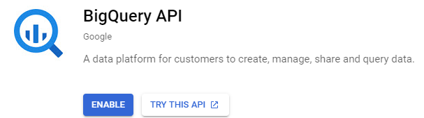 Google BigQuery Enterprise Data Connector