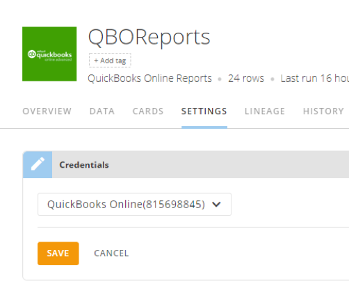 QuickBooks Online Reports QuickStart App