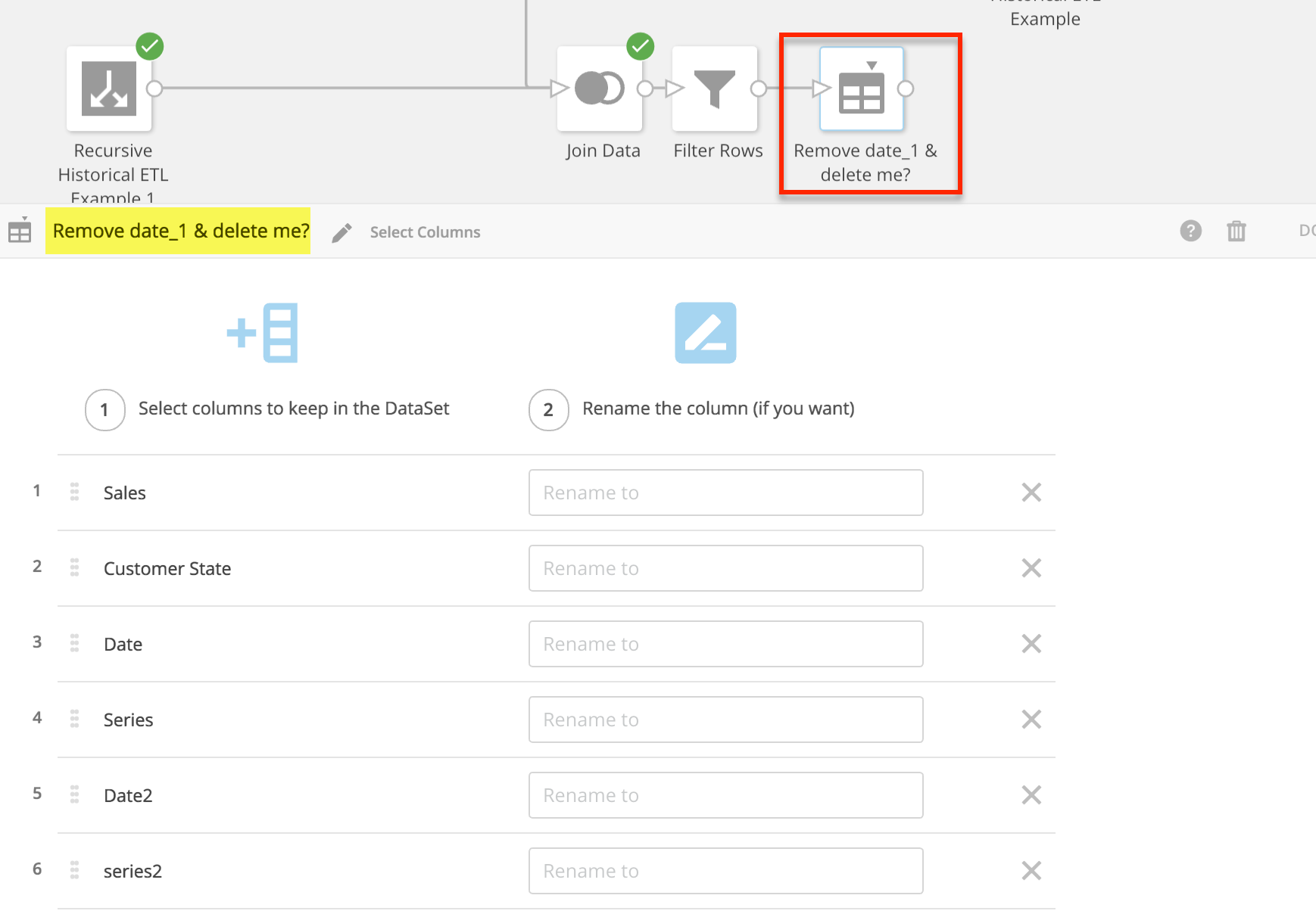 Creating a Recursive/Snapshot Old Magic ETL DataFlow