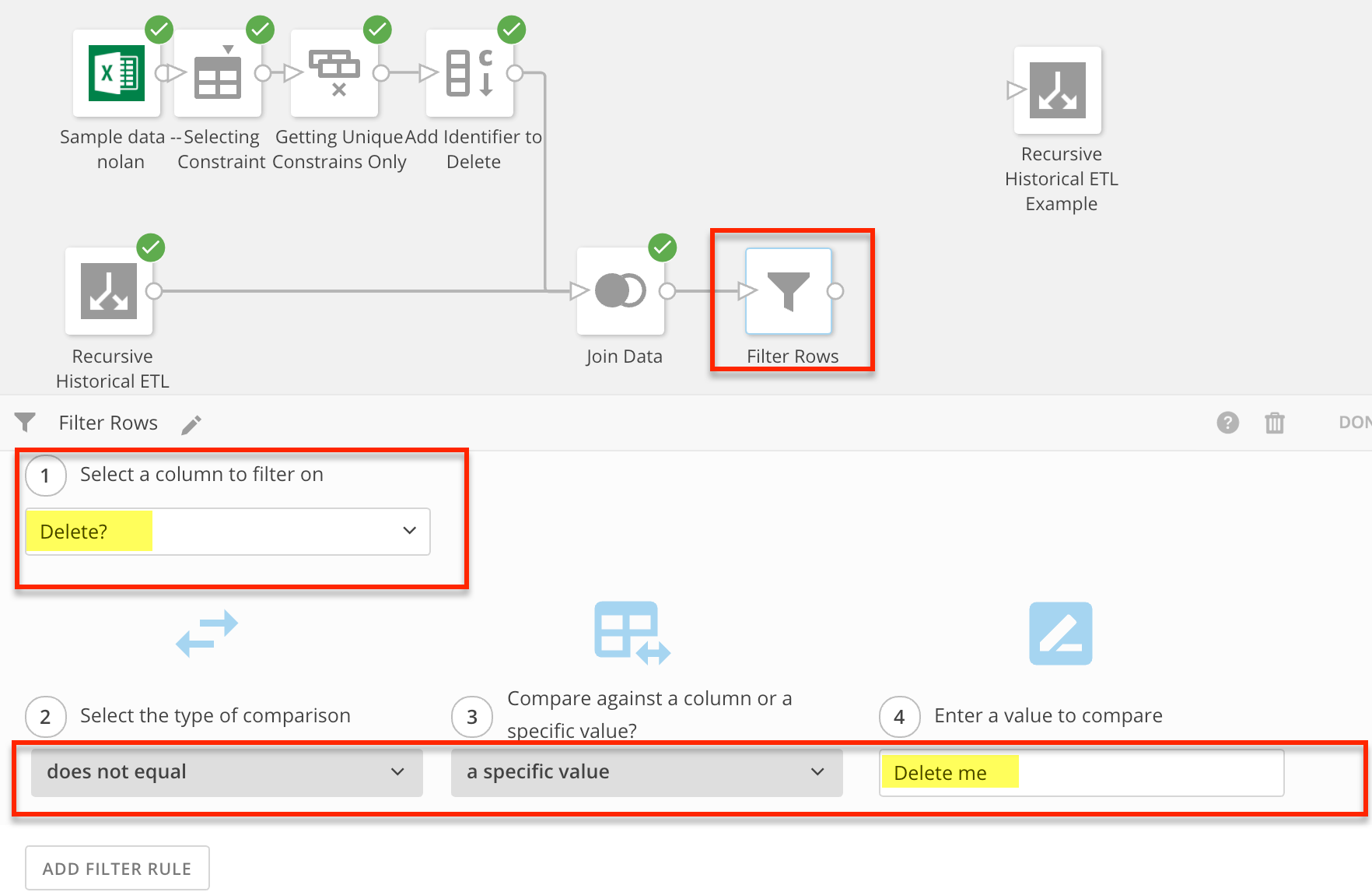 Creating a Recursive/Snapshot Old Magic ETL DataFlow