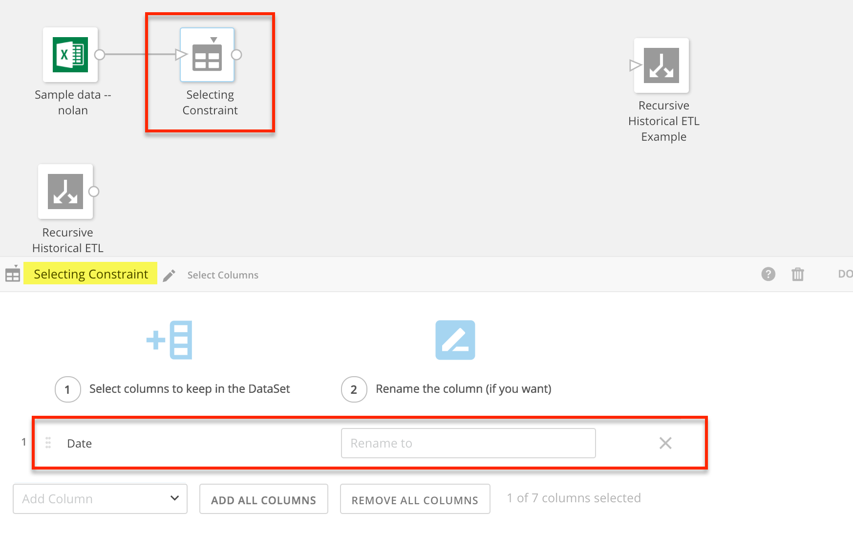Creating a Recursive/Snapshot Old Magic ETL DataFlow
