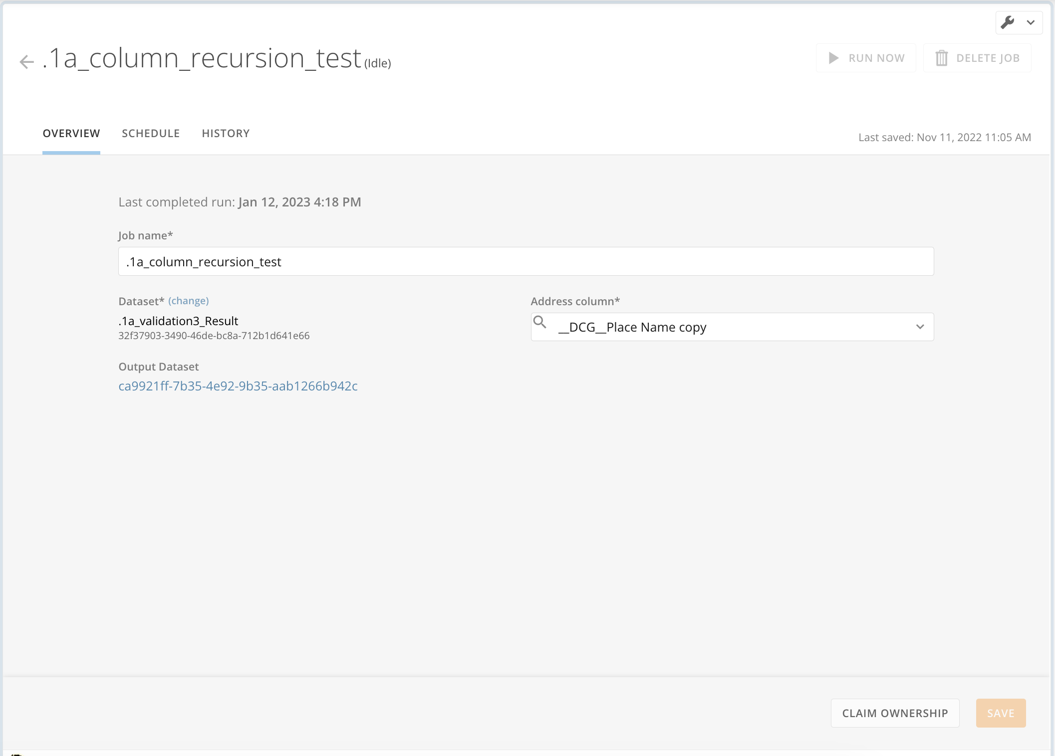 Geocoder | User Guide