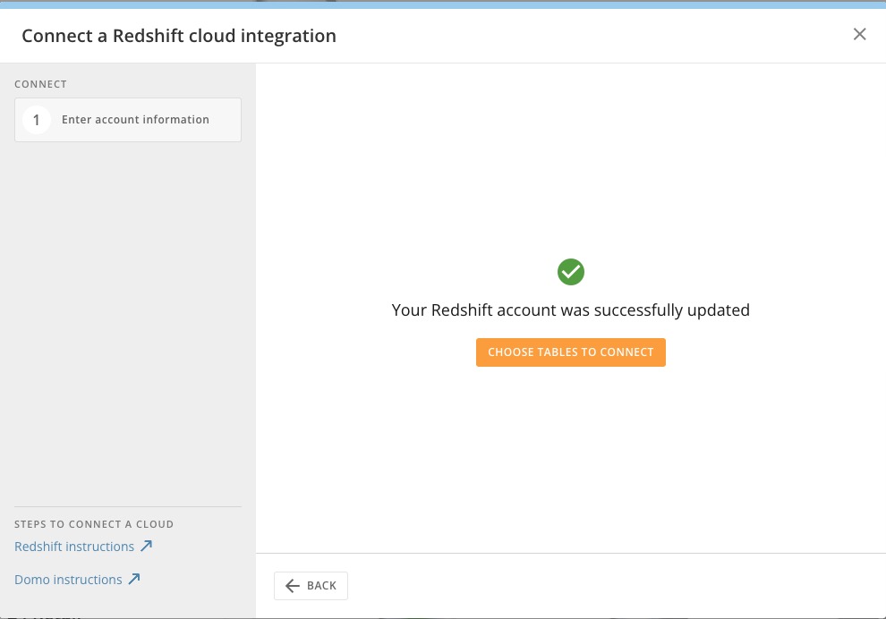 Register Amazon Redshift with Cloud Amplifier