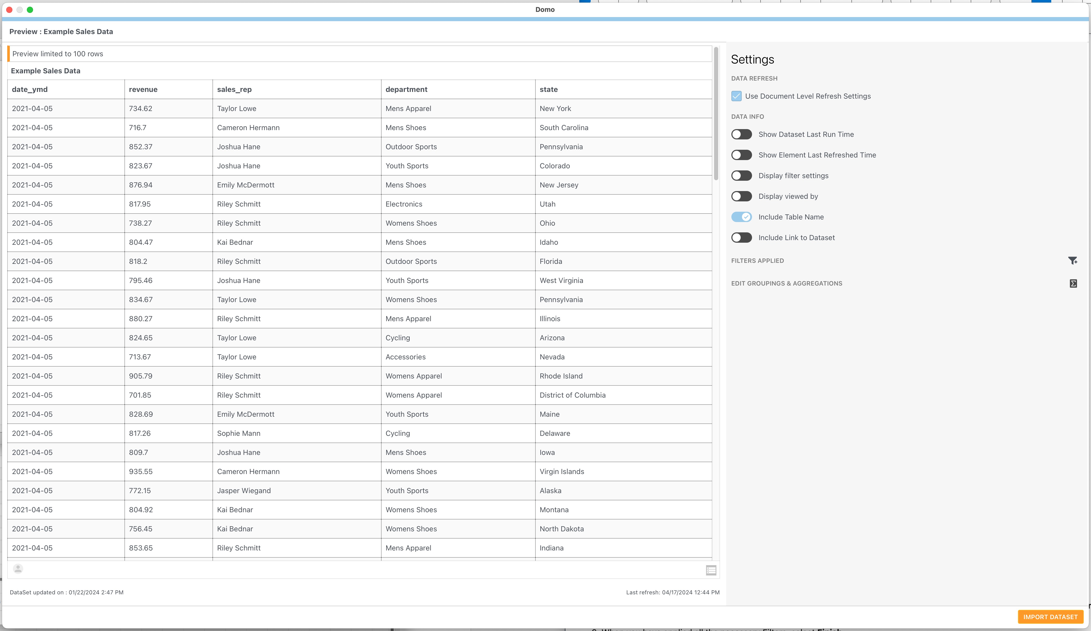 Domo Add-ins for Microsoft Office 365 Apps | User Guide