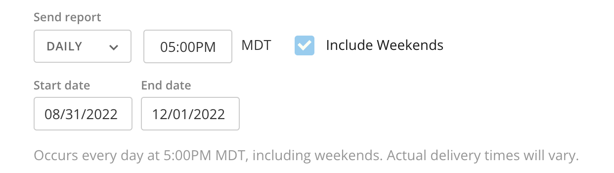 Scheduled Reports | Overview