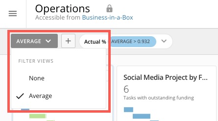 Page Filters and Filter Views on Dashboards