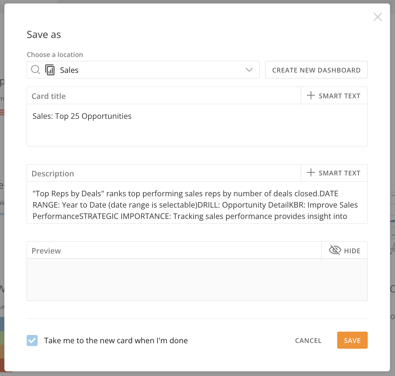Duplicating Cards ("Save As")
