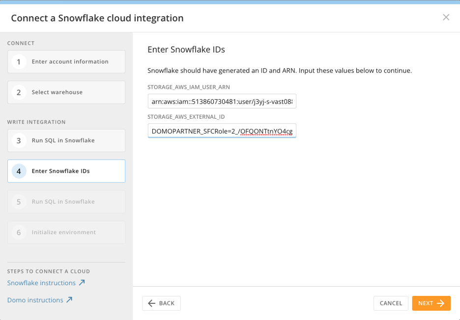 > Domo on Snowflake (RECOMMENDED)