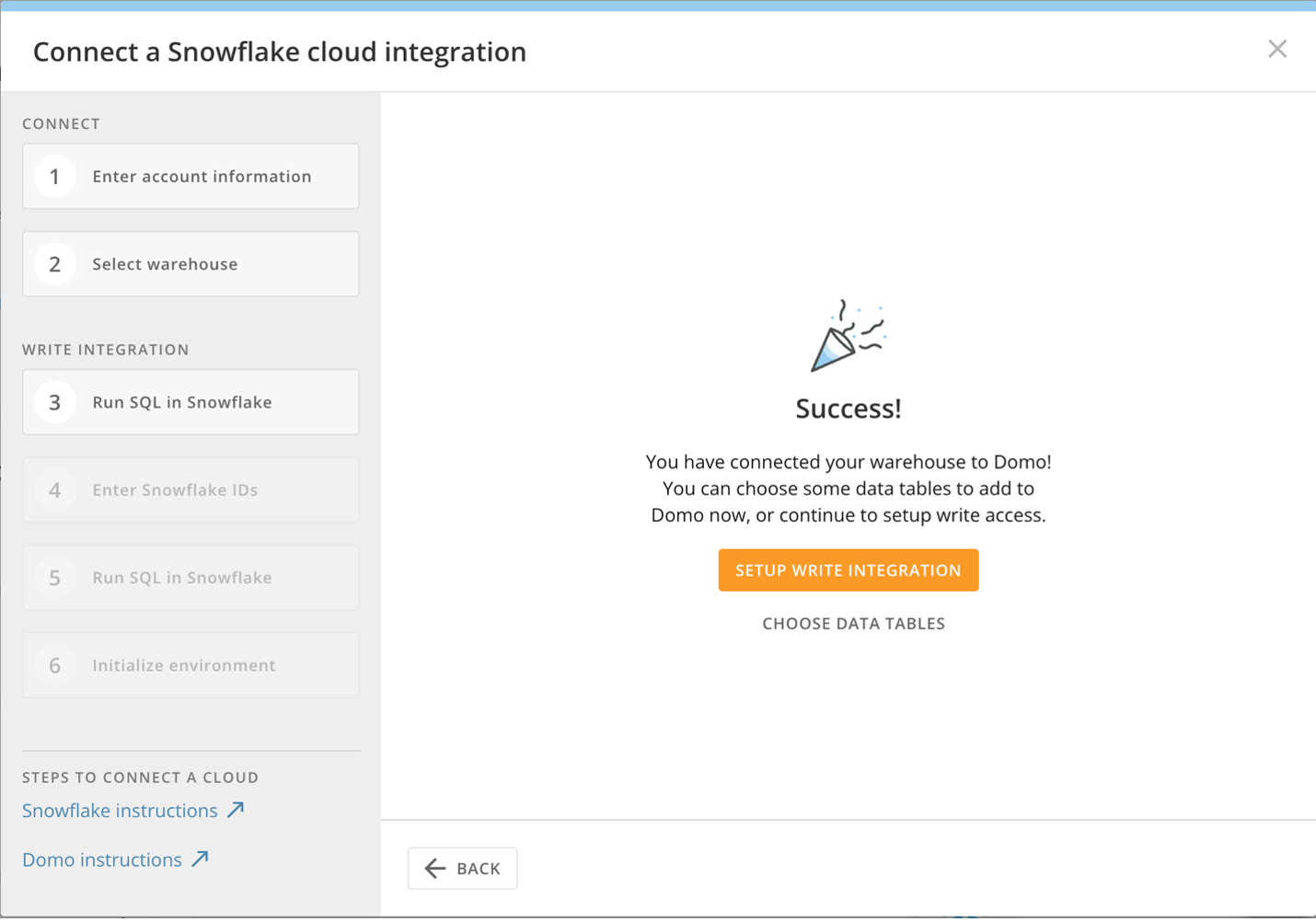 > Domo on Snowflake (RECOMMENDED)