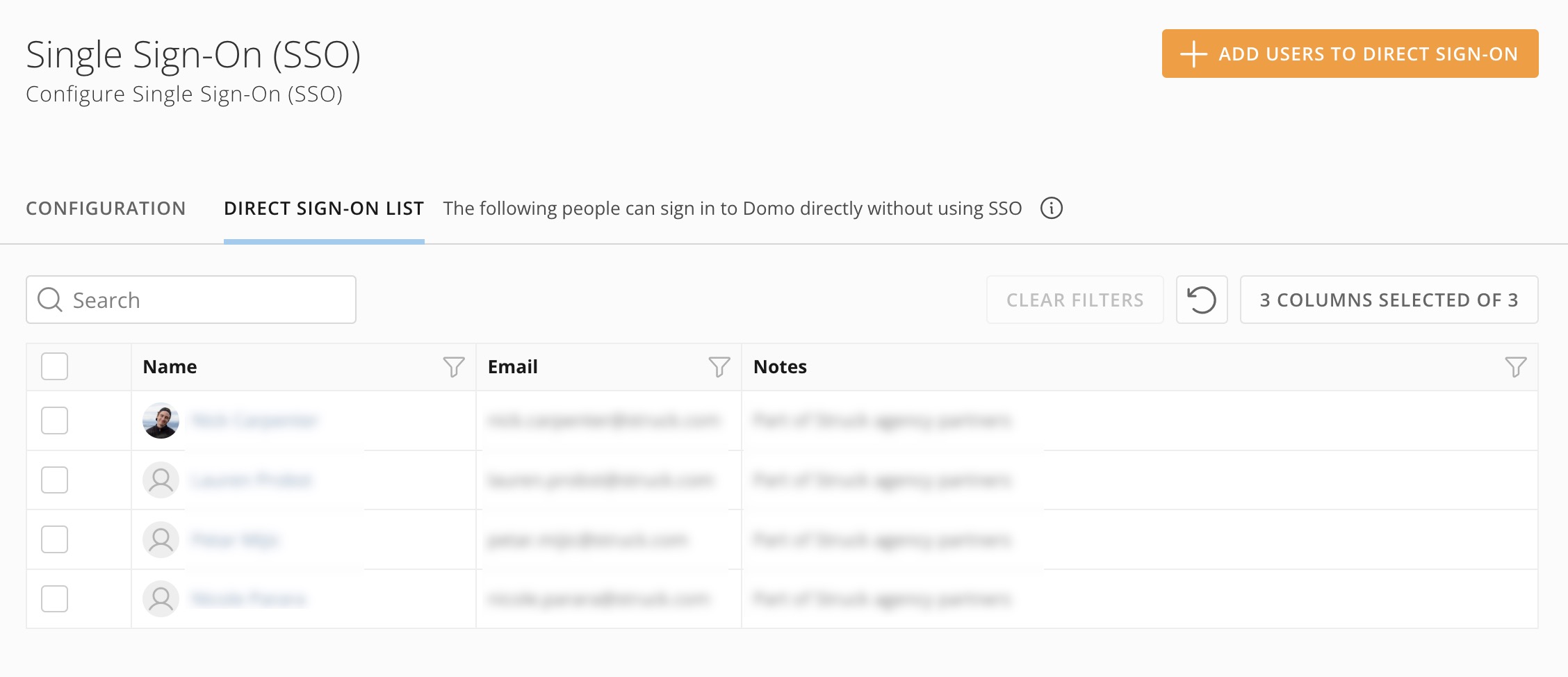 Domo SSO