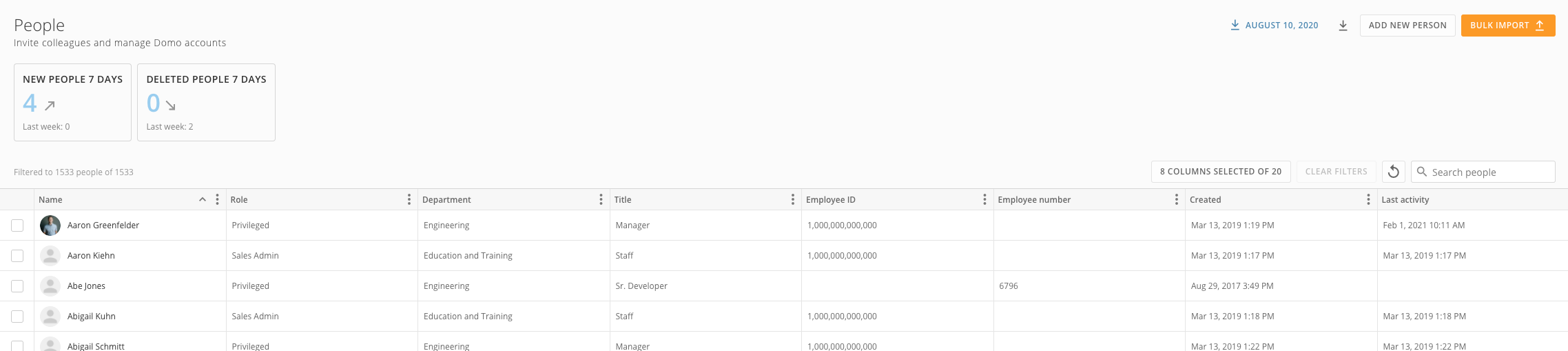 Admin Settings Layout