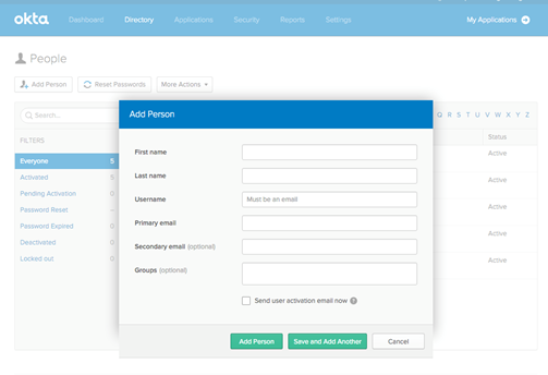 Enabling SSO with Okta