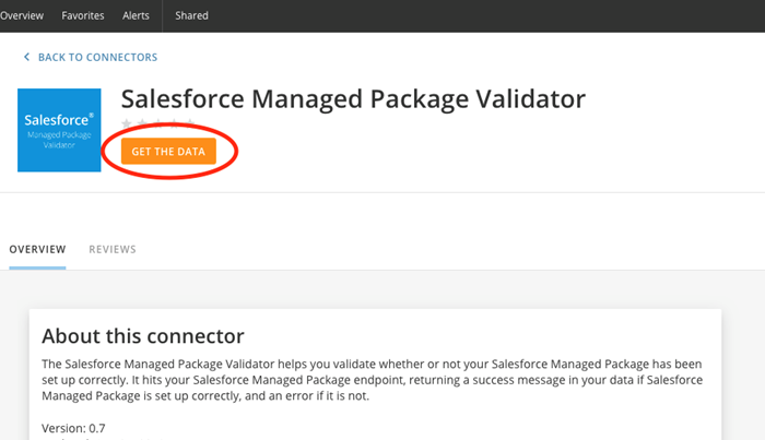 Installing Salesforce's Domo Connector Package