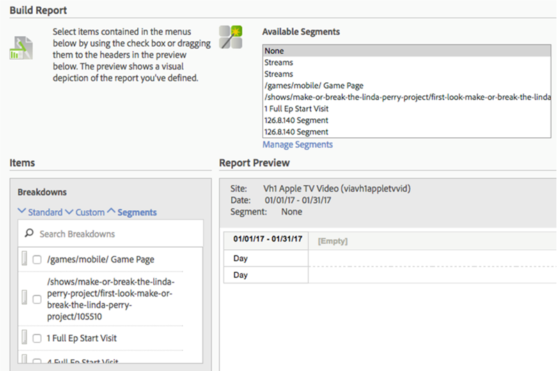 Connecting to Adobe Analytics Data Warehouse