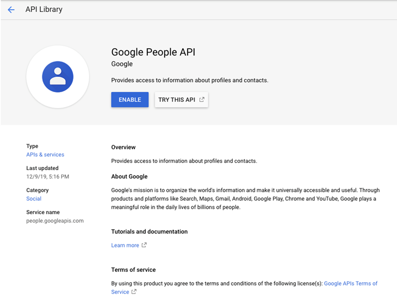 YouTube Enterprise Advanced Connector