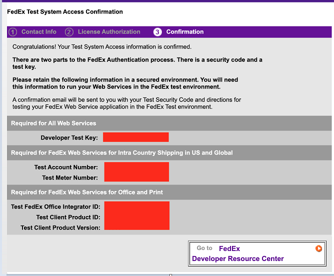 FedEx Writeback Connector