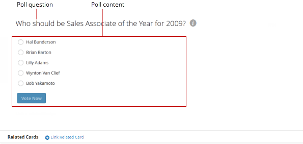 Card Details View Layout