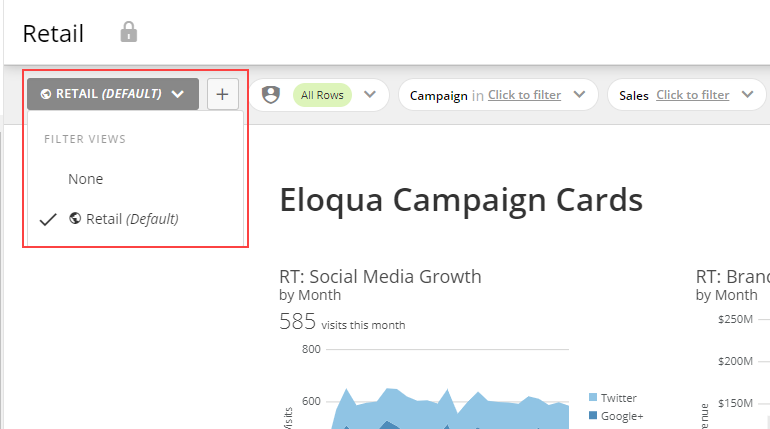 Applying Page-Level Filters with Filter Views