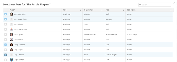 Creating and Managing User Groups