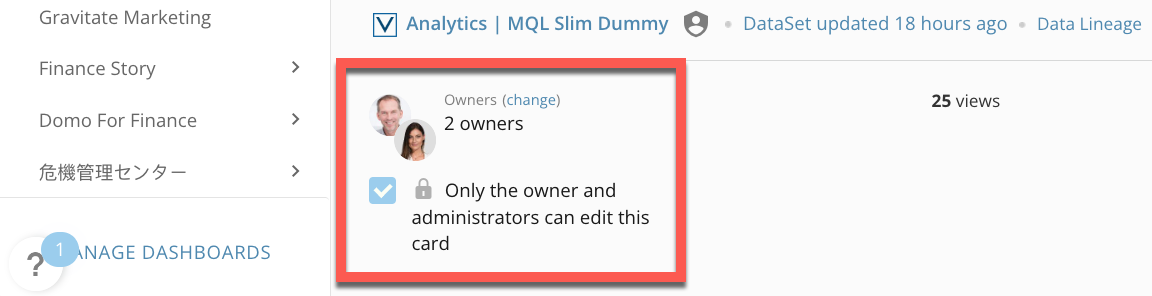 Changing a Card Owner