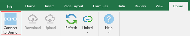 Using the Domo Excel Plugin