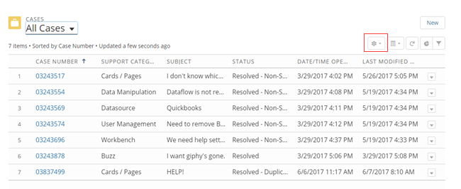 Creating a New List in the Customer Portal