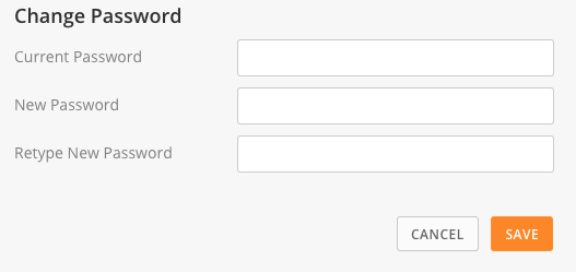 Changing Your Password