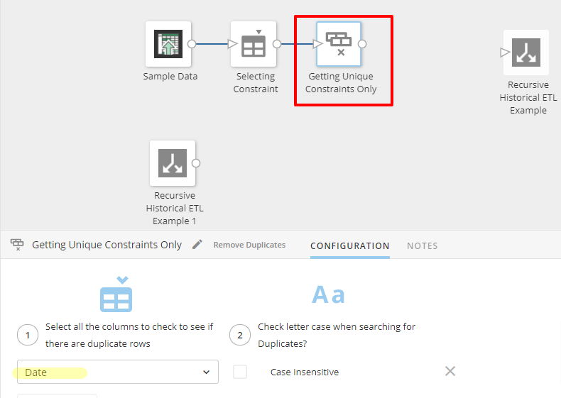 Creating a Recursive/Snapshot DataFlow in Magic ETL