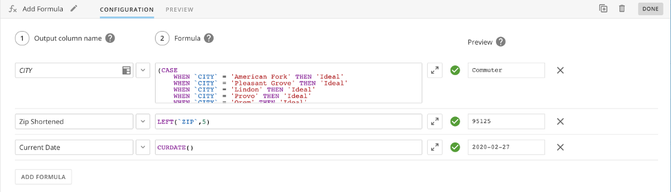Writing Formulas in Magic ETL