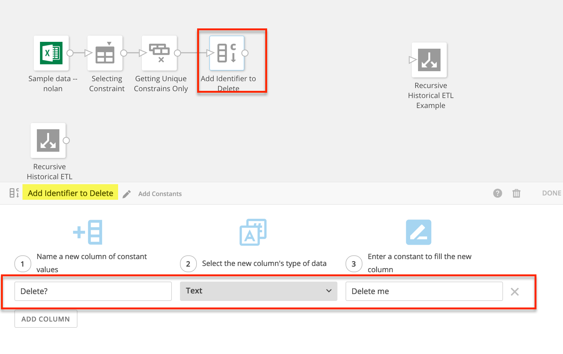 Creating a Recursive/Snapshot Old Magic ETL DataFlow