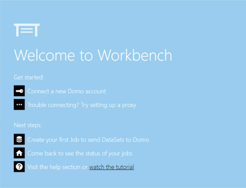 Adding an Account in Workbench 5