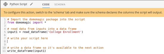 Magic ETL Tiles: Scripting