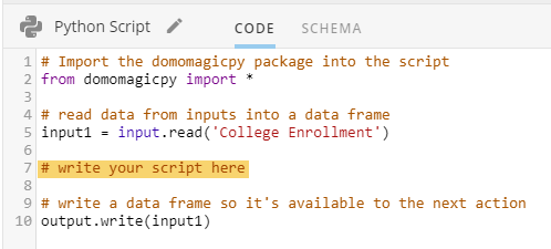 Magic ETL Tiles: Scripting