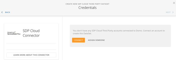 ServiceDesk Plus Domo Connector