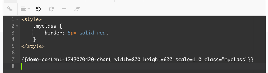 Applying CSS to Domo Card Images in the Campaigns App