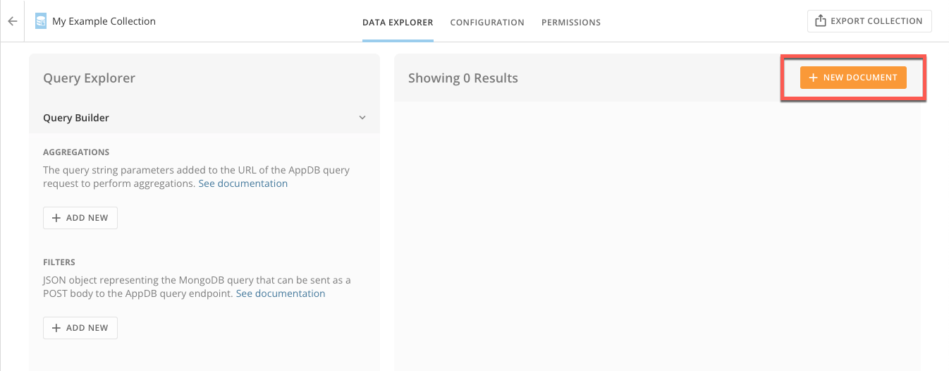 AppDB Admin User Interface