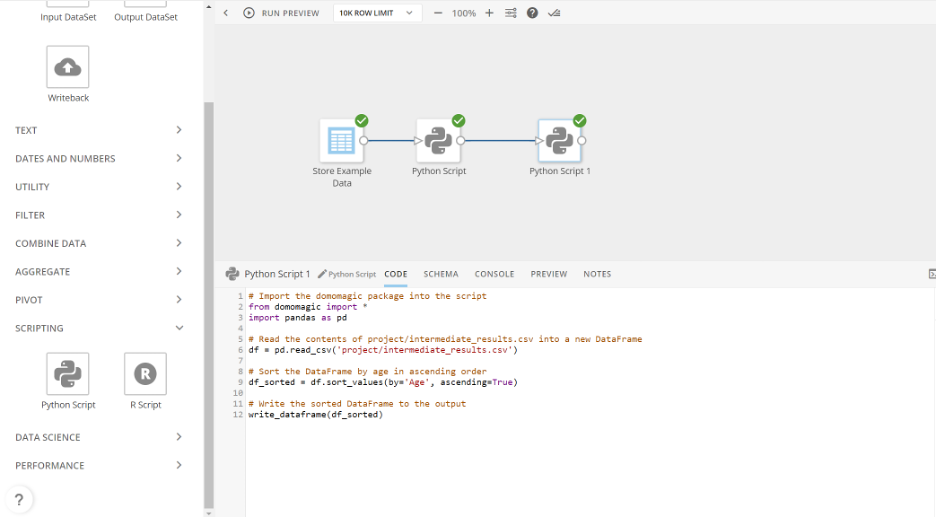 Magic ETL Tiles: Scripting