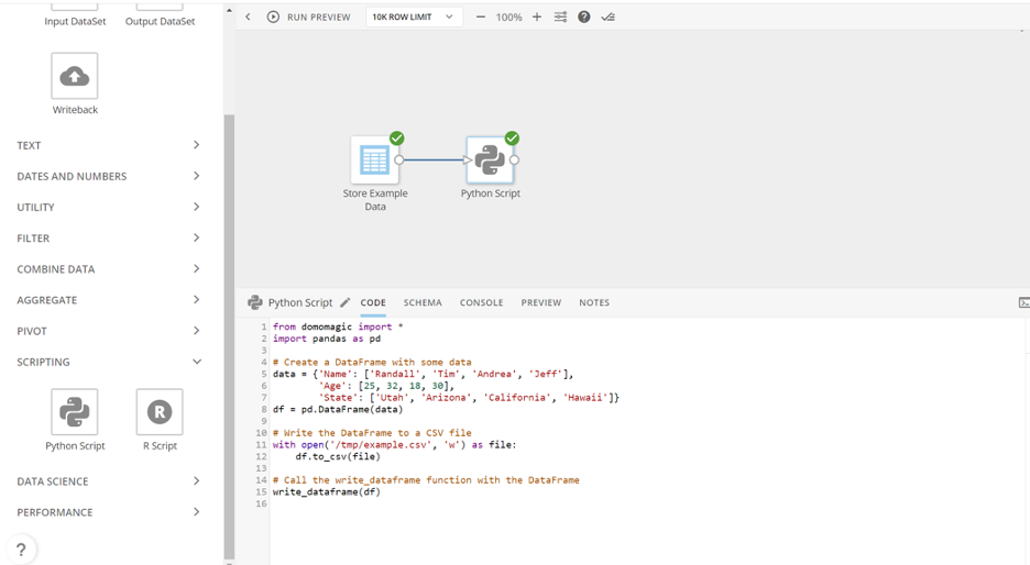 Magic ETL Tiles: Scripting