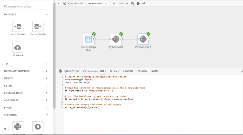 Magic ETL Tiles: Scripting