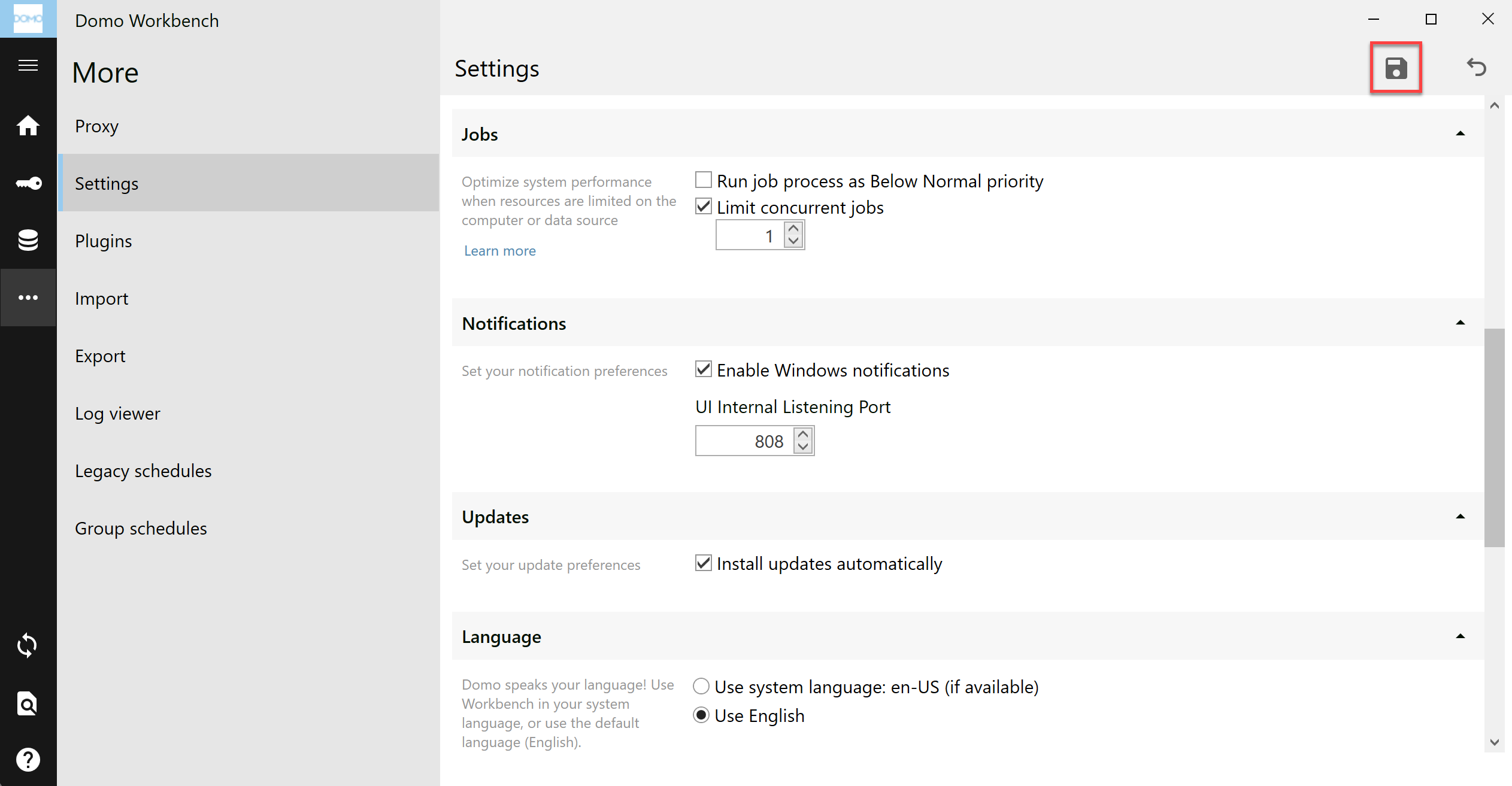 Workbench 5 Training Topics