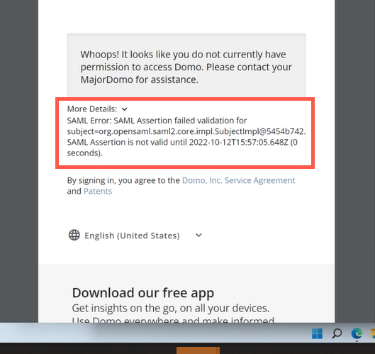 Troubleshoot Single Sign-On Using SAML