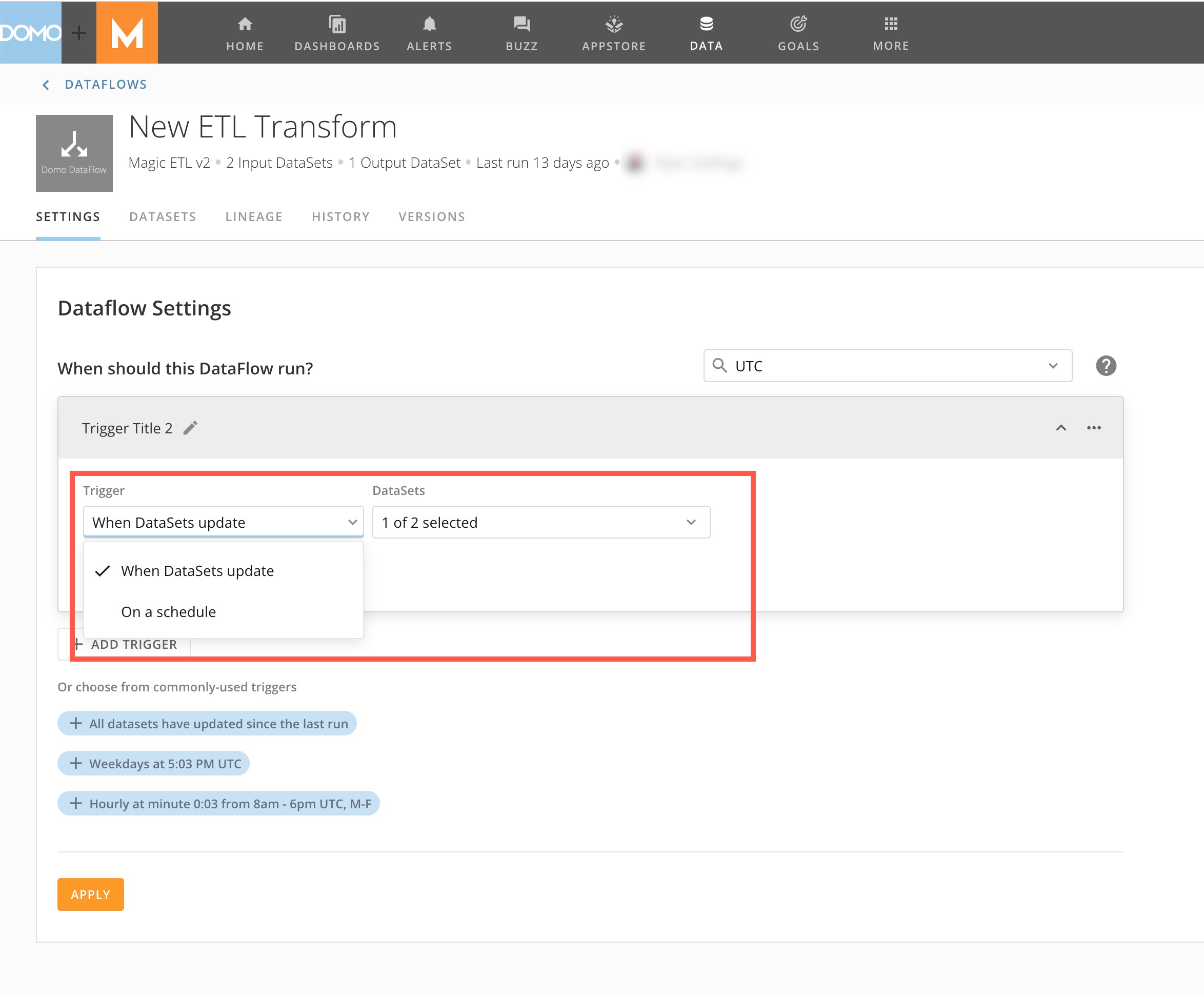 Advanced DataFlow Triggering