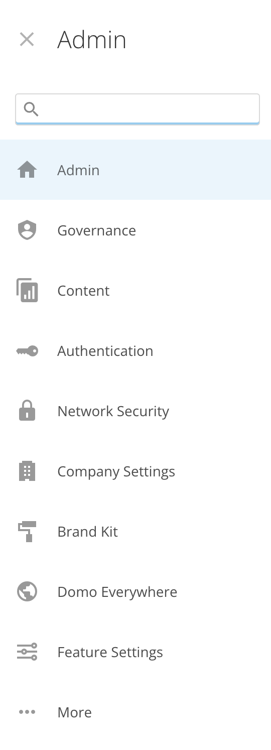 Admin Settings Overview