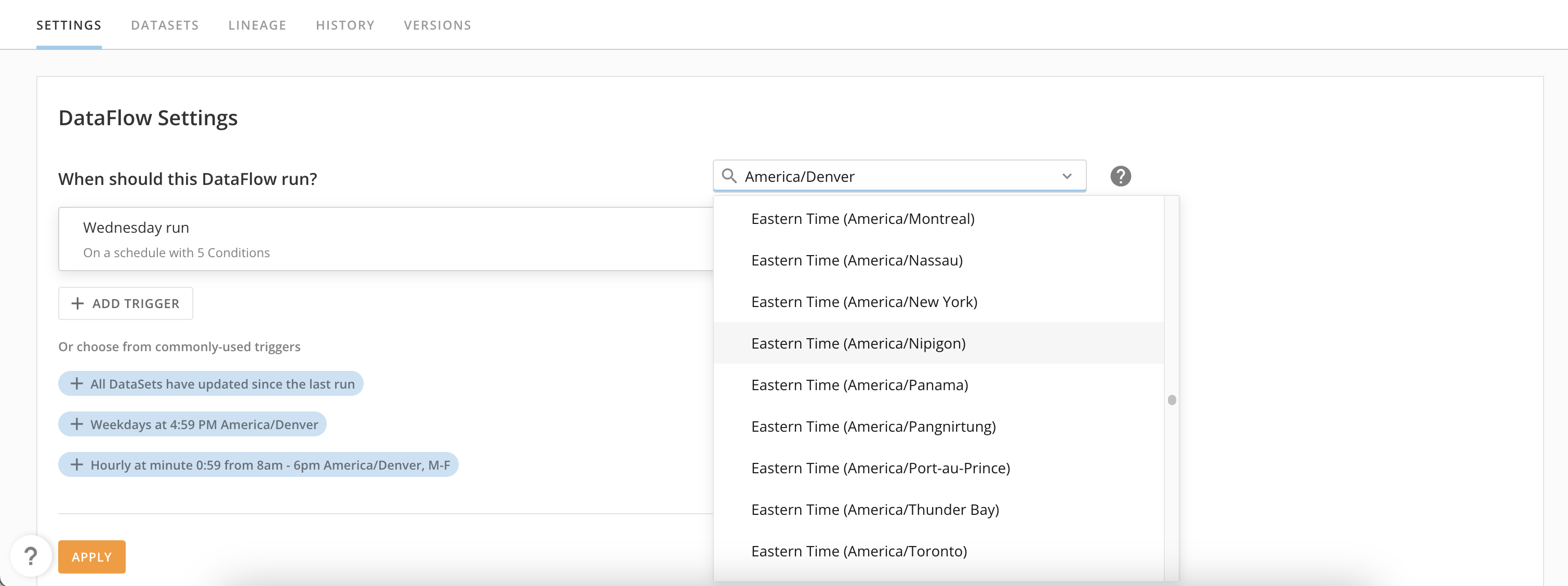 Advanced DataFlow Triggering