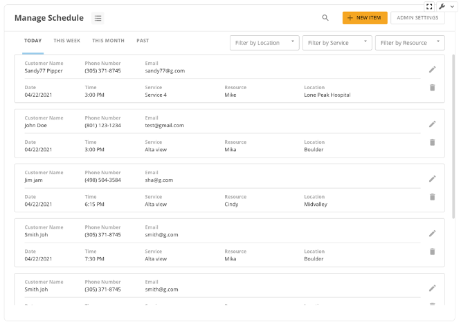 Scheduler | Implementation Guide