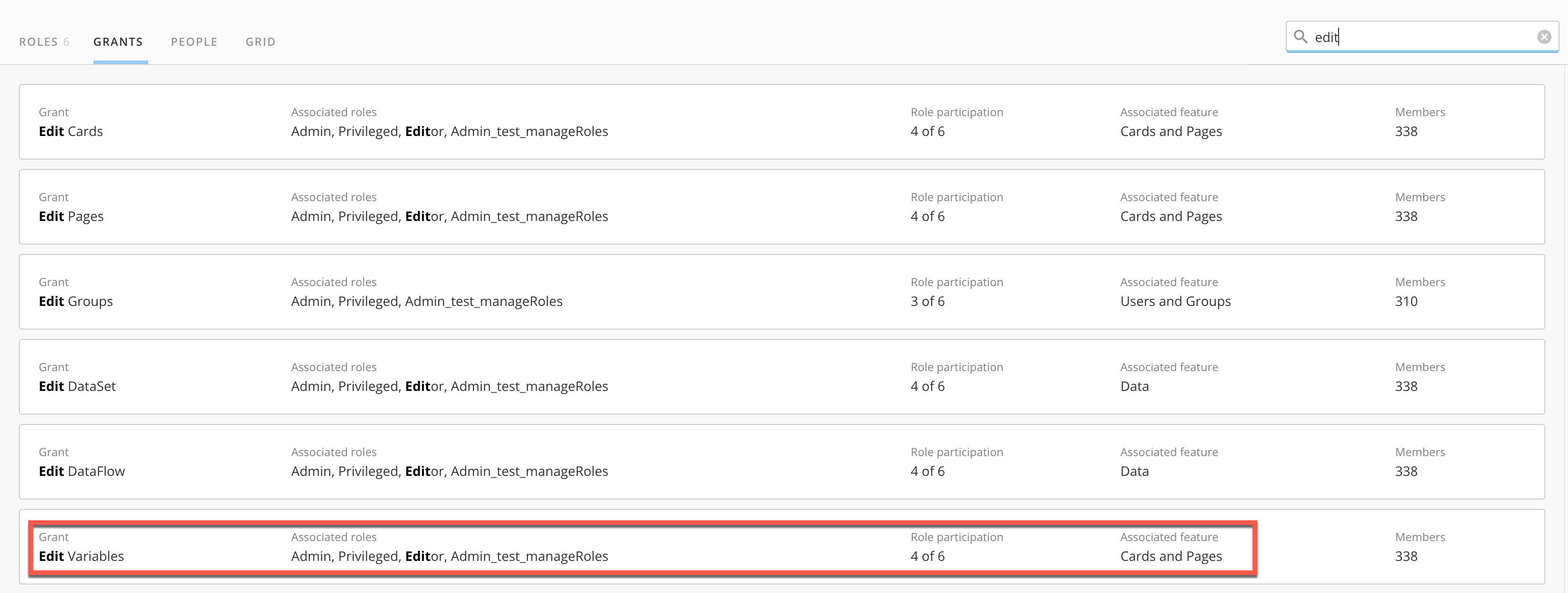 Variables | Overview