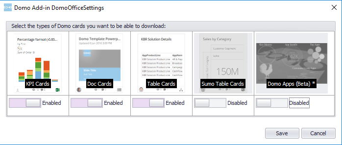 Using the Domo PowerPoint Plugin