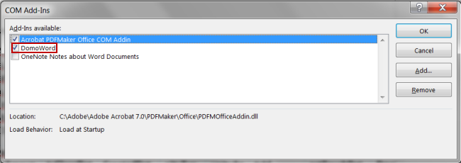 Using the Domo Word Plugin