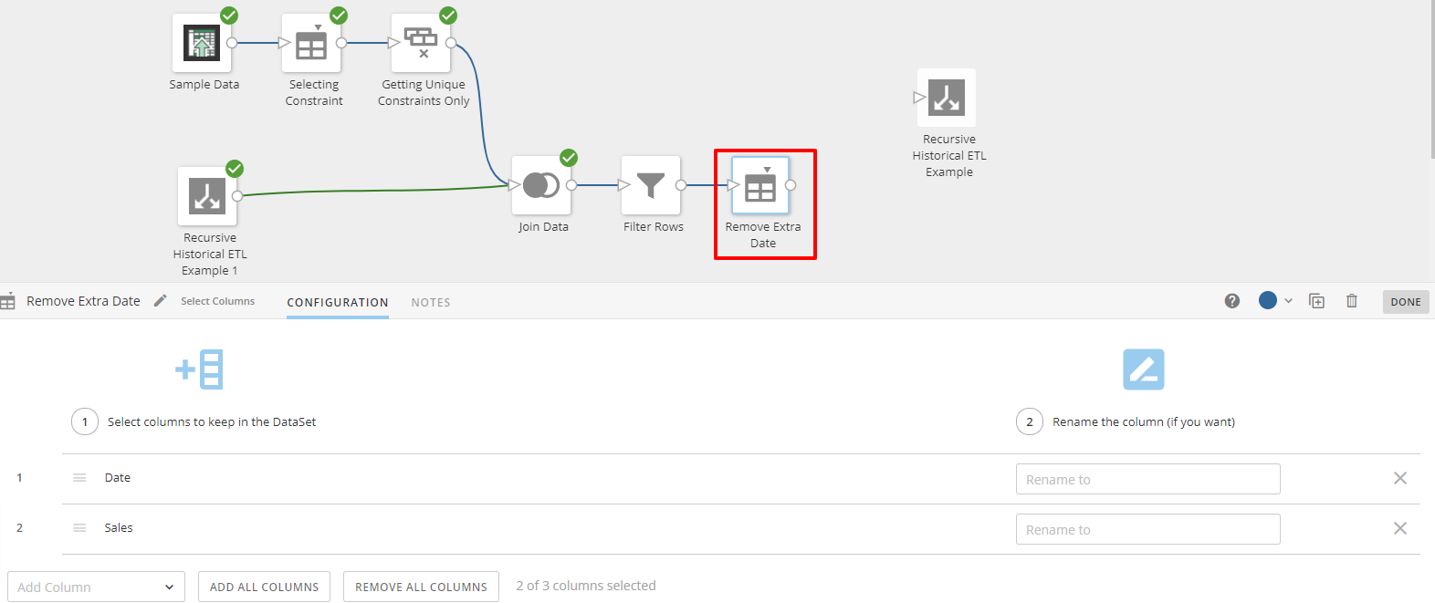 Magic ETLで再帰的/スナップショットDataFlowを作成する